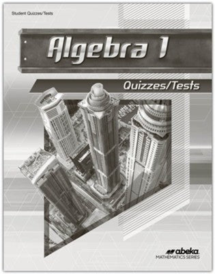 Algebra 1 Quizzes/Tests – Homeschool Potpourri